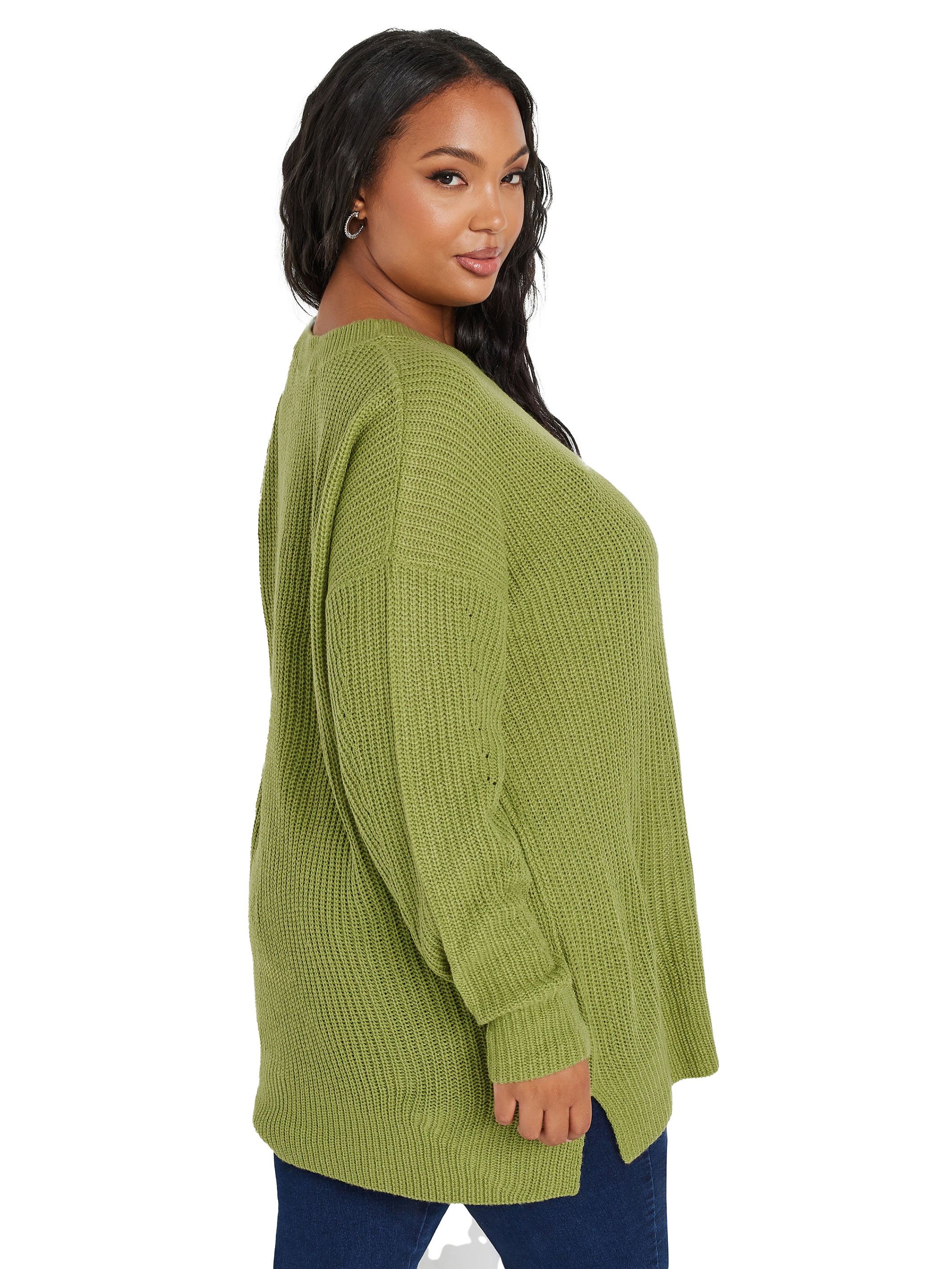 Yours Curve Women's Plus Size Knitted Jumper | eBay UK