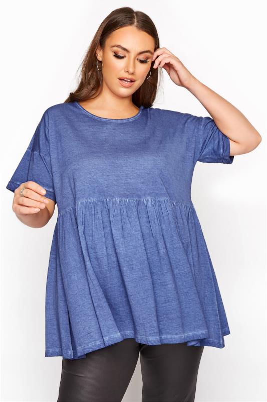 Plus Size Peplum Tops For Women | Yours Clothing