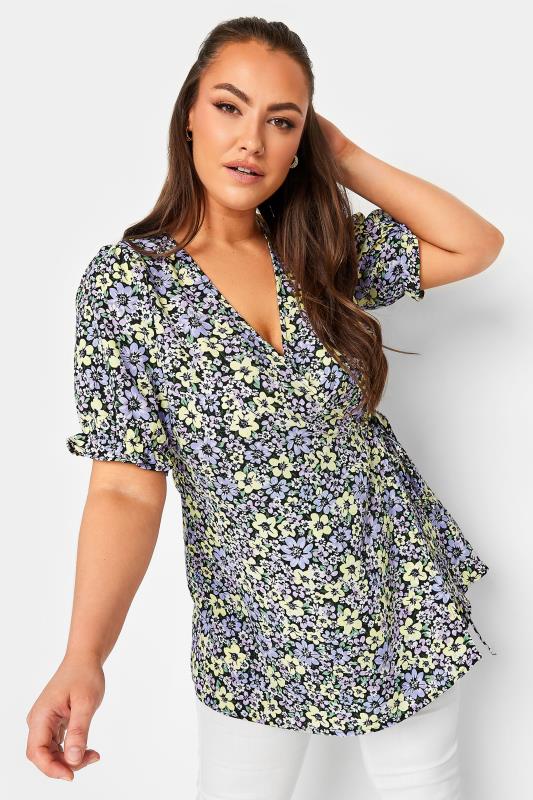 Plus Size Wrap Tops | Wrap Around Tops | Yours Clothing