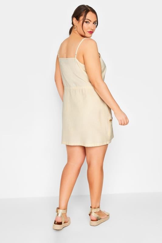 Beige Lace Dress Plus Size